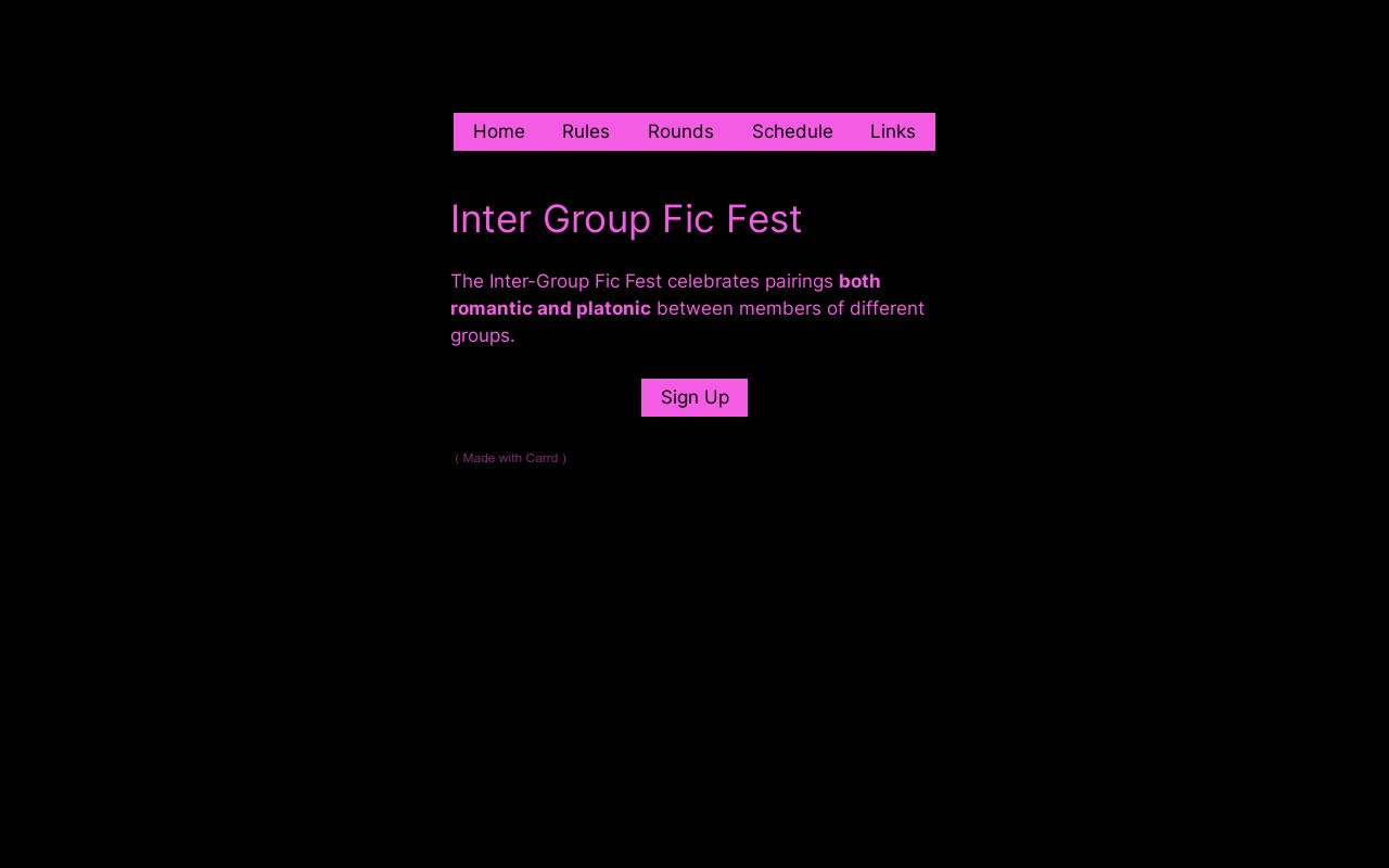 inter-group fic fest